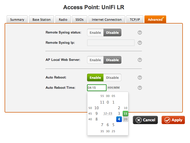 Cloud-based Wi-Fi improved: scheduled reboot and dashboard