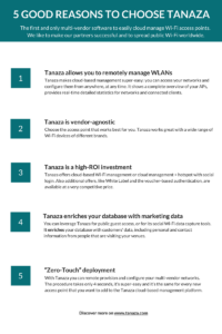 5 good reasons to choose Tanaza