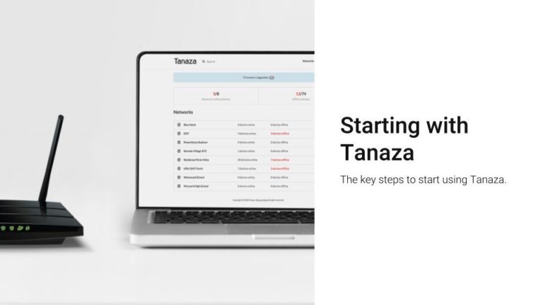 Starting with Tanaza - Download the guide to use Tanaza